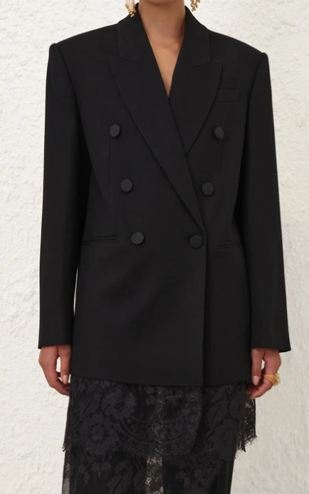 Zimmermann Valiant Lace Blazer