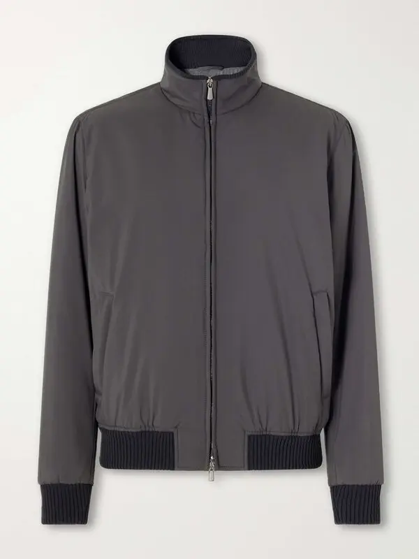 Thom Sweeney Nylon Bomber Jacket