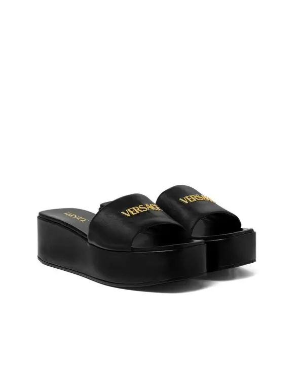 Versace Logo-plaque Sandals
