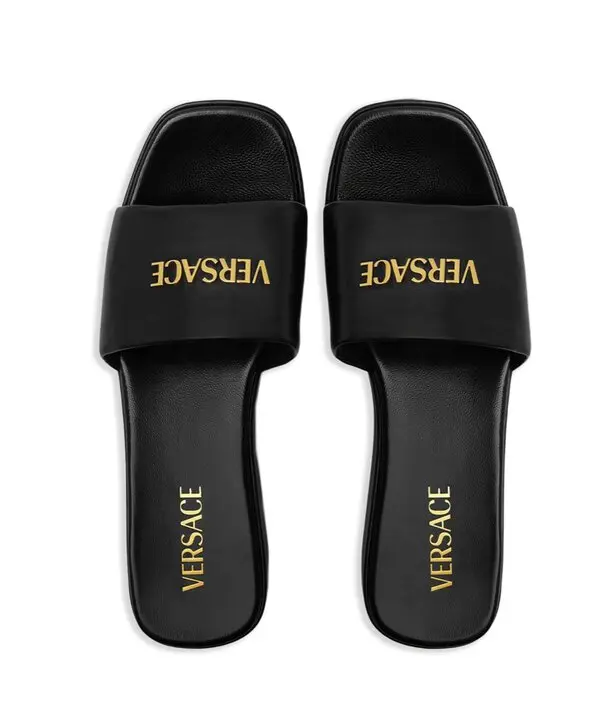 Versace Logo-plaque Sandals