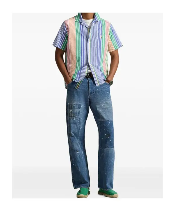 Polo Ralph Lauren Andy Camp Striped Pocket Shirt