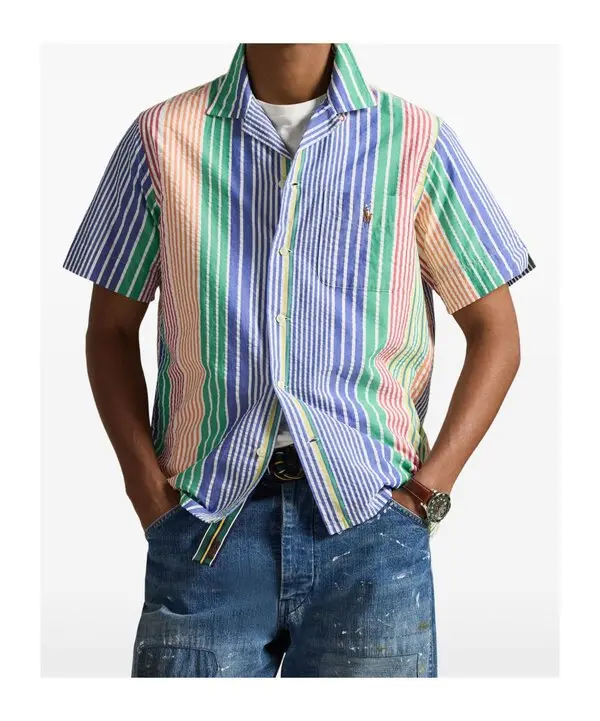 Polo Ralph Lauren Andy Camp Striped Pocket Shirt