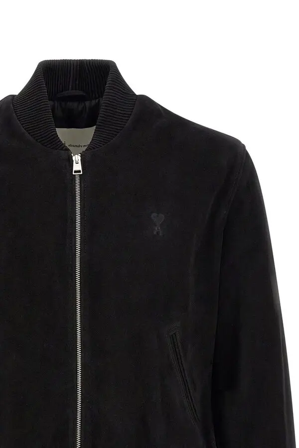 AMI Paris Zipped Drawstring Jacket