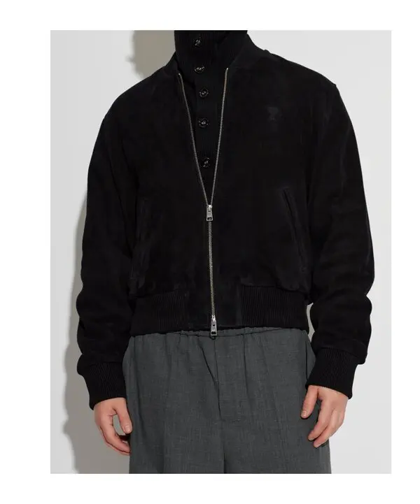 AMI Paris Zipped Drawstring Jacket