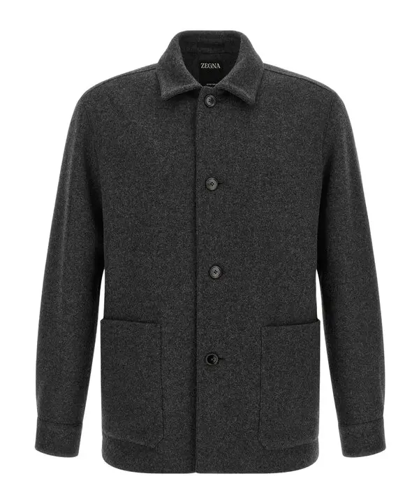 Zegna Long-sleeve Jacket - Gray