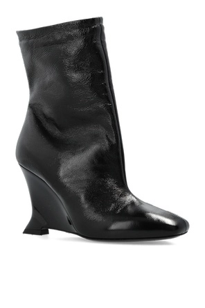 Balmain Zippered Ankle Boots