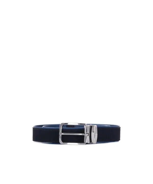 Emporio Armani Logo Engraved Buckled Belt