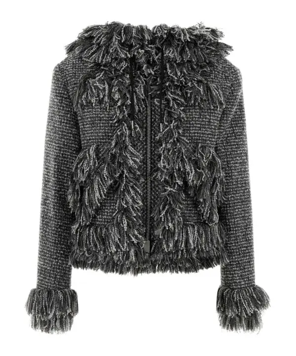 Sacai Long-sleeve Casual Jacket - Grey