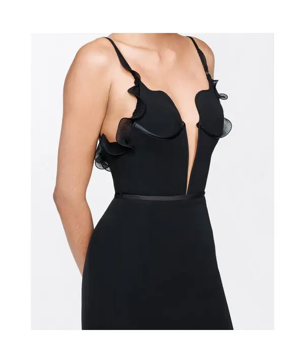 TOM FORD Silk Crepe Bodysuit
