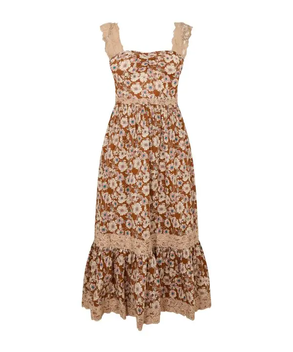 Gucci Vintage Floralprint Midi Slip Dress - No