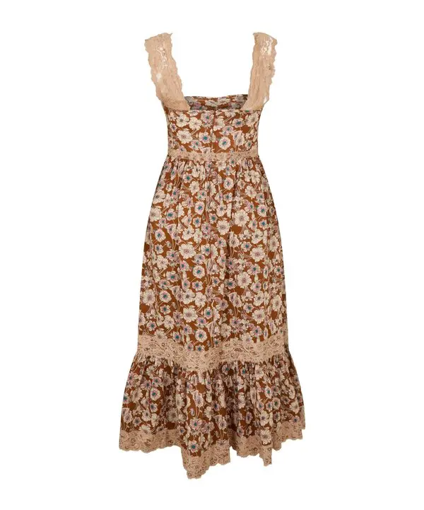 Gucci Vintage Floralprint Midi Slip Dress
