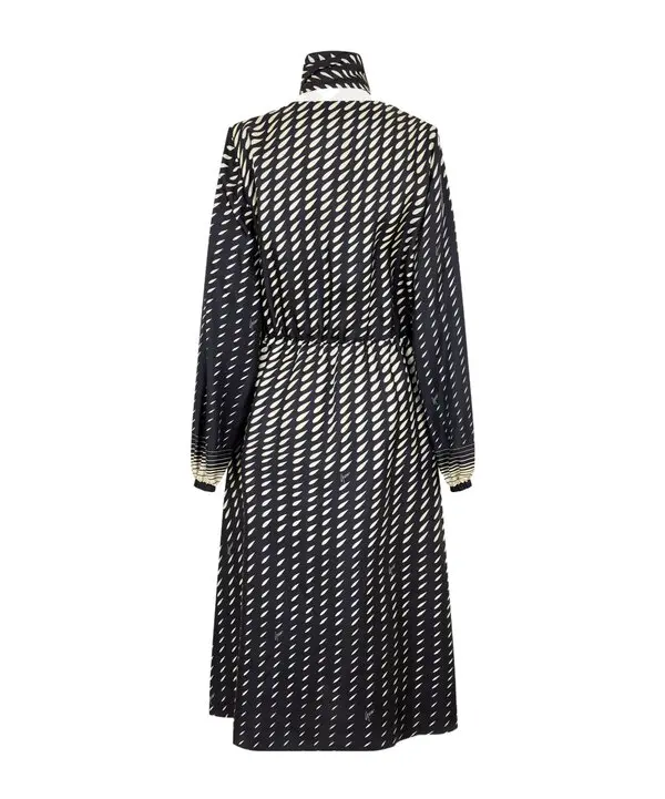 Gucci Print Wrap Midi Dress