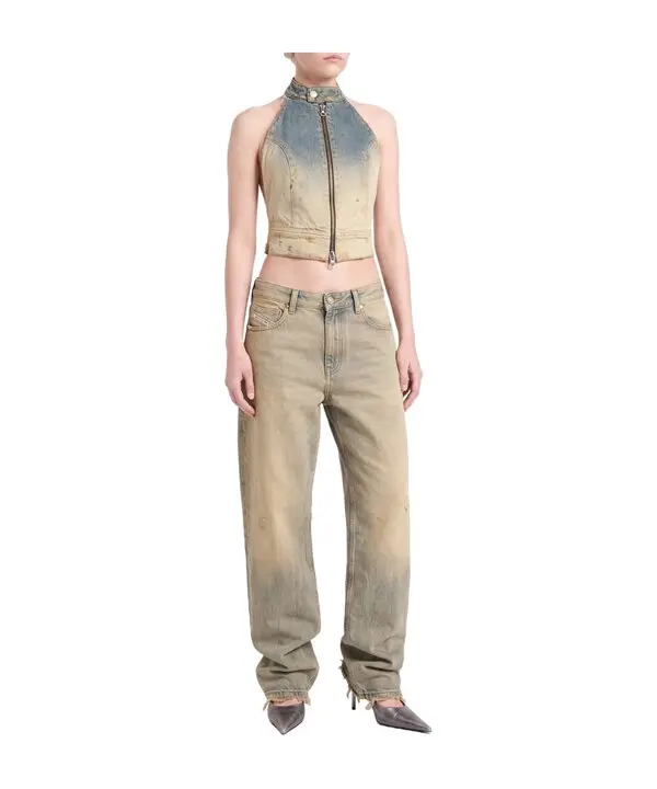 DIESEL® Distressed Denim Camisole Top