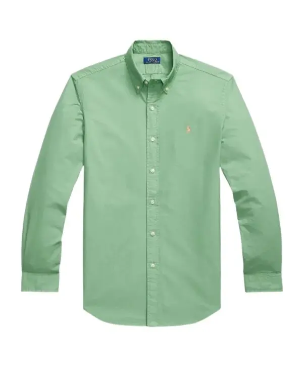 Polo Ralph Lauren Long-sleeved Oxford Shirt - Outback Green