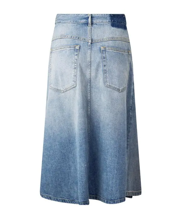 MAISON MARGIELA Denim Midi Skirt