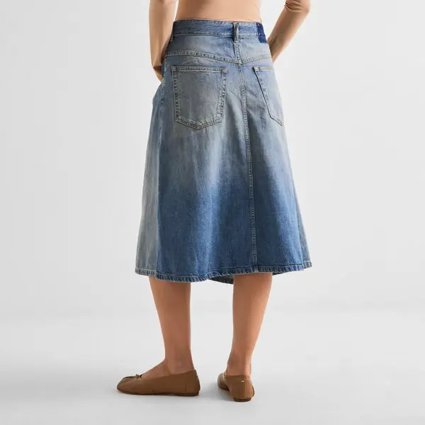 MAISON MARGIELA Denim Midi Skirt