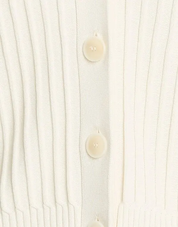 Max Mara Solid-colored Knitted Vest - Ivory