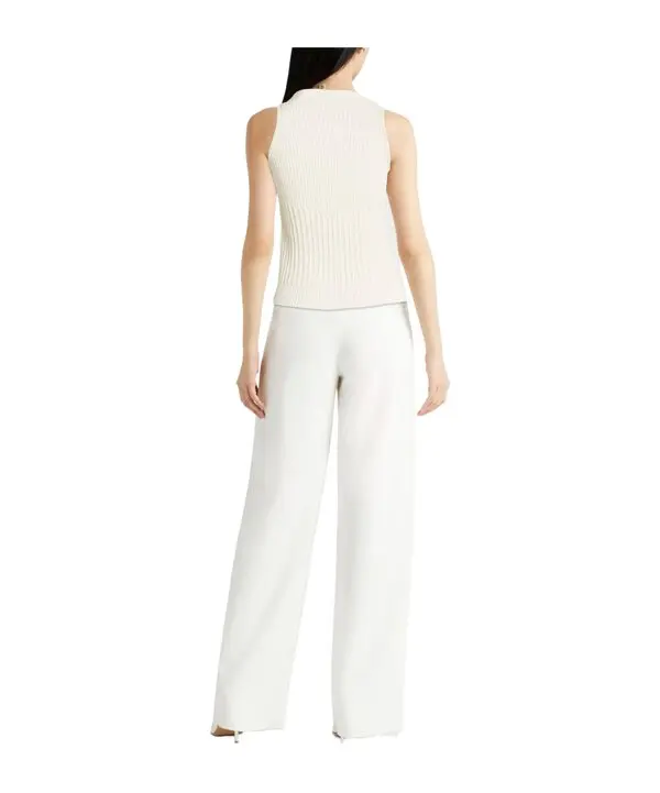 Max Mara Solid-colored Knitted Vest - Ivory