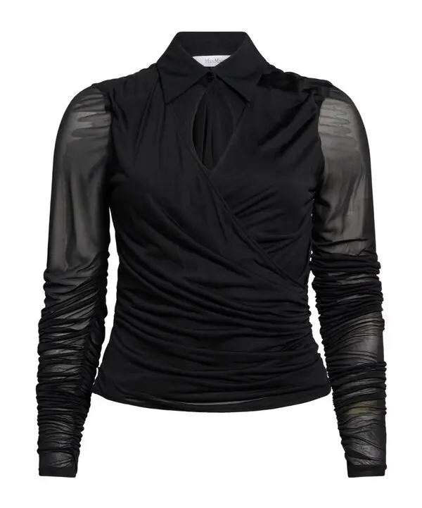 Max Mara Solid-color Long-sleeve Shirt