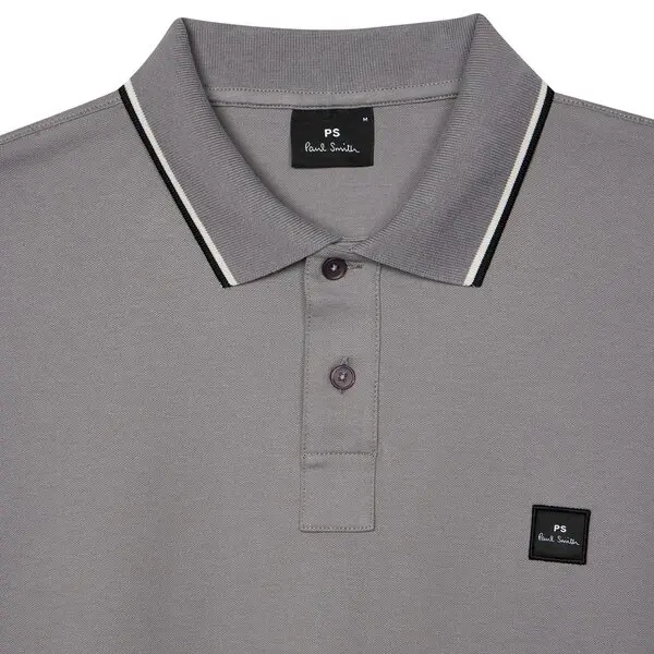 Paul Smith Striped Collared Shortsleeve Polo