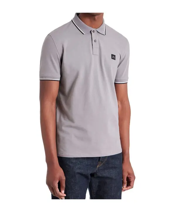 Paul Smith Striped Collared Shortsleeve Polo