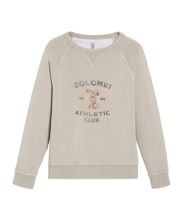 Brunello Cucinelli Long-sleeved Sweatshirt - Beige