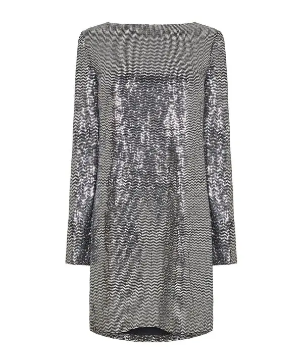 Gucci Sequined Longsleeve Mini Dress
