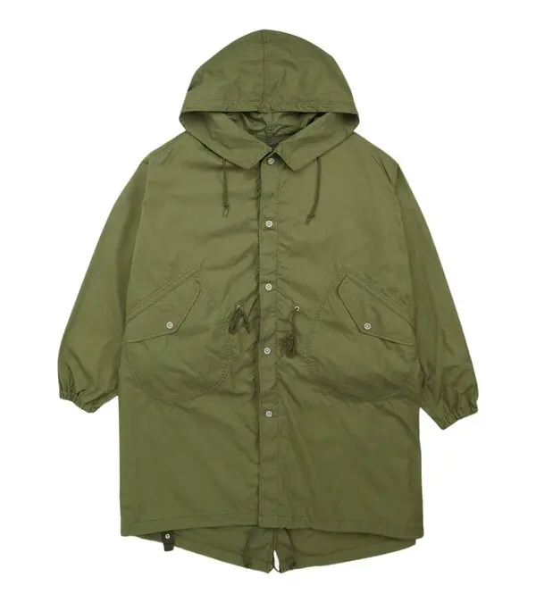 Comme Des Garçons Long-sleeved Hooded Reversible Jacket - Green