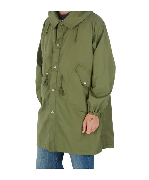 Comme Des Garçons Long-sleeved Hooded Reversible Jacket