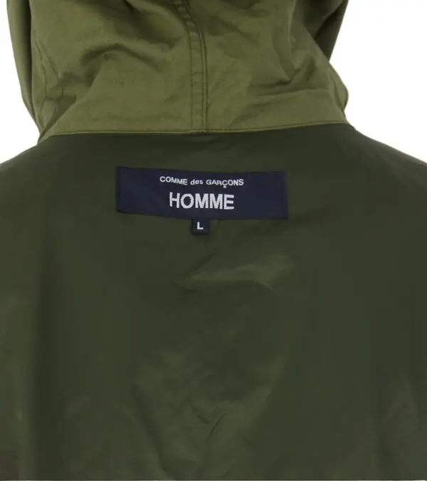 Comme Des Garçons Long-sleeved Hooded Reversible Jacket