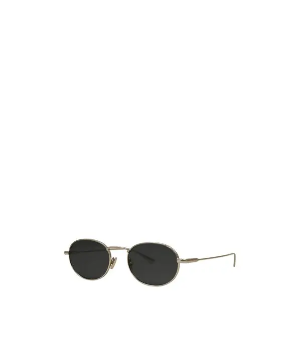 Saint Laurent Oval Metal Frame Sunglasses