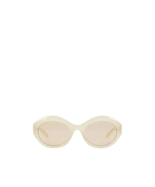 Balenciaga Minimalist Round Sunglasses - Ivory