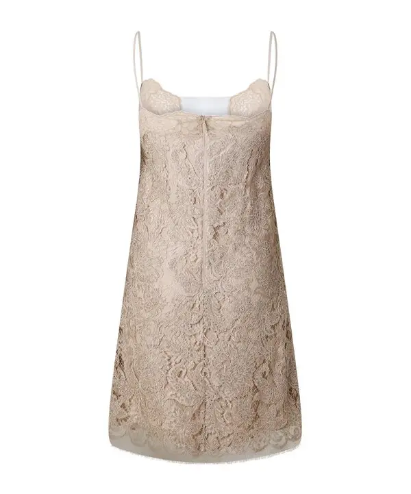 Gucci Florallace Slip Mini Dress