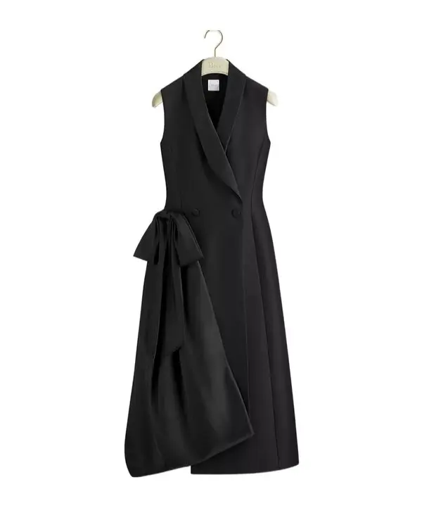 Dior Mid-length Flared Dress With Bow