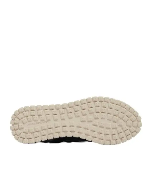 Emporio Armani Suede-panelled Sneakers