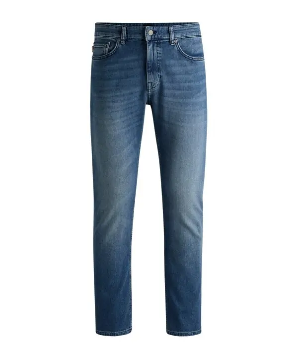 Hugo Boss Washed Slim Jeans - Blue