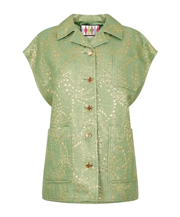 Gucci Collared Sleeveless Waistcoat
