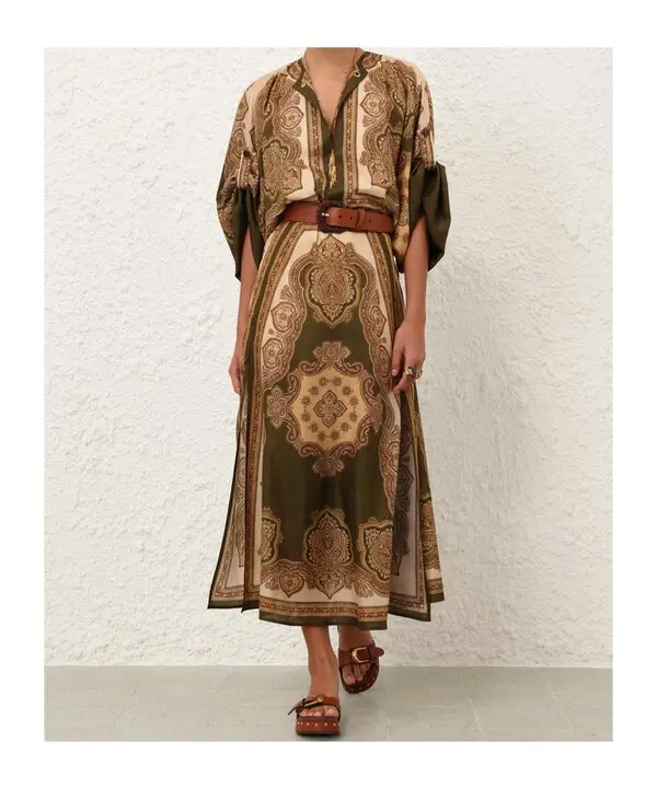 Zimmermann Paisley Print Dress