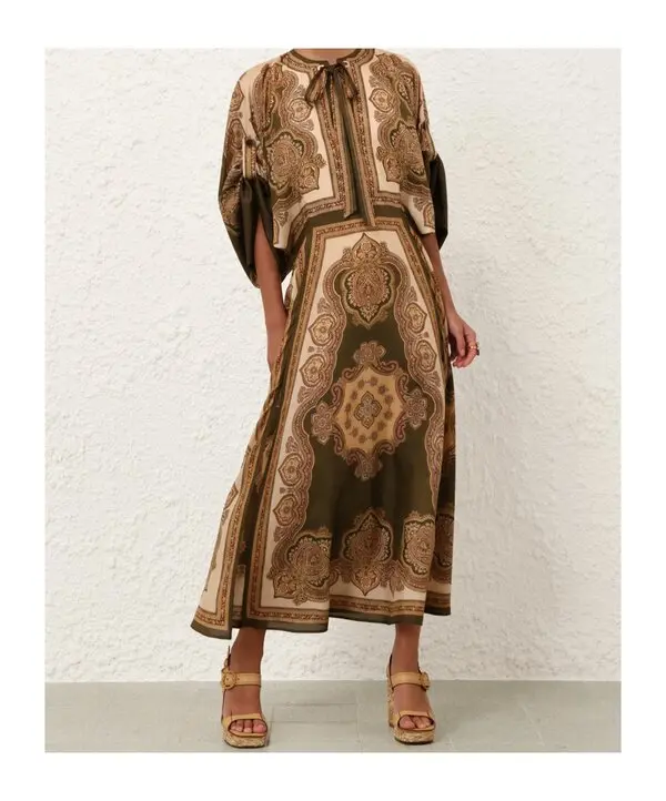 Zimmermann Paisley Print Dress