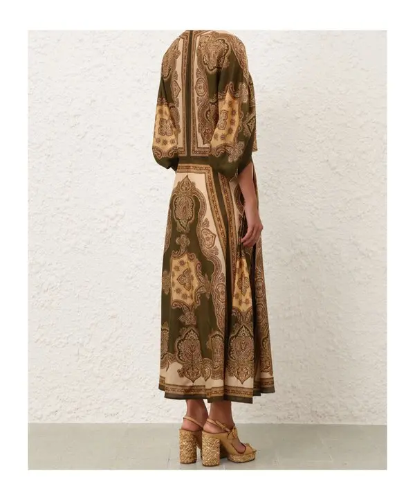 Zimmermann Paisley Print Dress