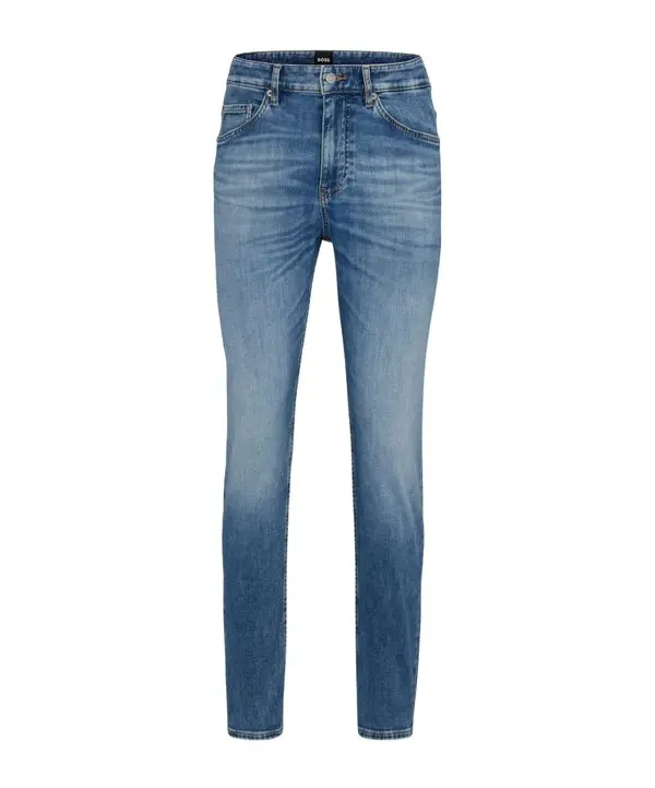 Hugo Boss Washed Slim Jeans - Blue