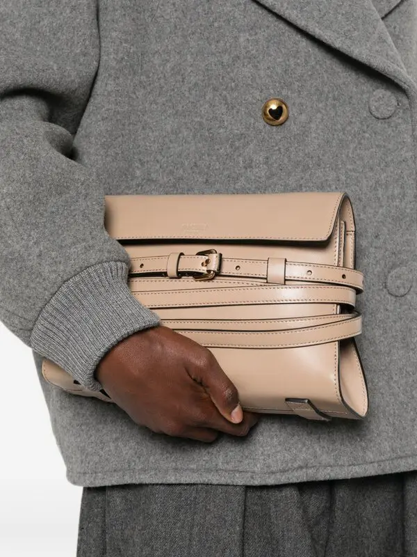Moschino Tie Me Belt-detail Shoulder Bag