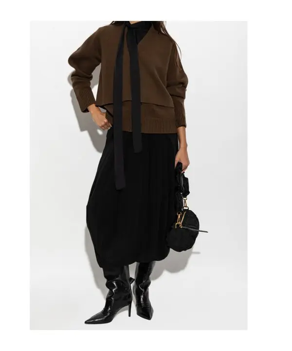 Sacai Faketwopiece Knit Cardigan