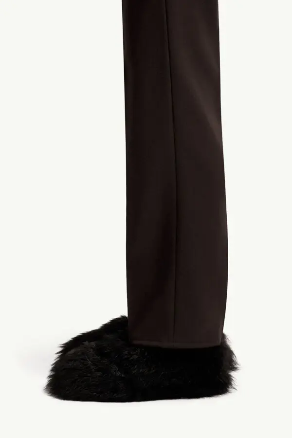 Moncler Wool Blend Pants - Brown