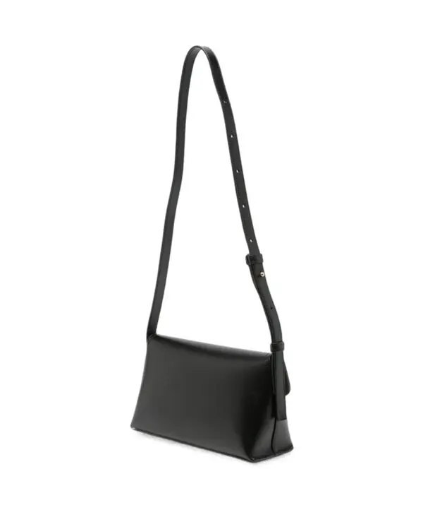 A.p.c. Small Simone Logo-print Leather Shoulder Bag - Black