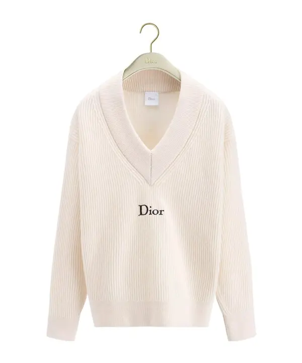 Dior Oversized Sweater - White