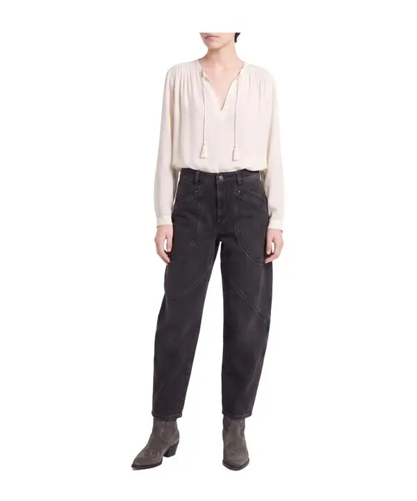 Isabel Marant Étoile Simple And Slim-fit Jeans - Black
