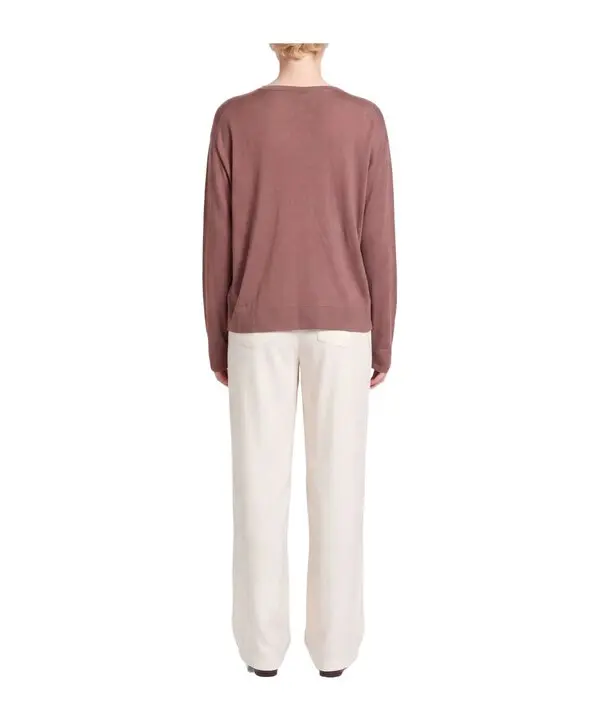 Max Mara Solid-colored Knit Top