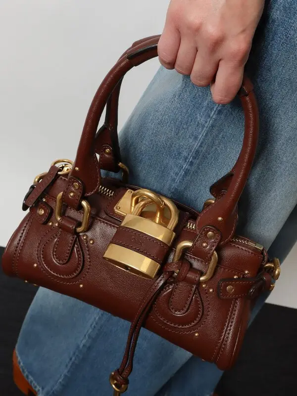 Chloé Paddington Leather Shoulder Bag - Multicolor