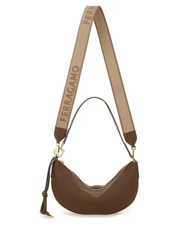 FERRAGAMO Hobo S Bag - Brown
